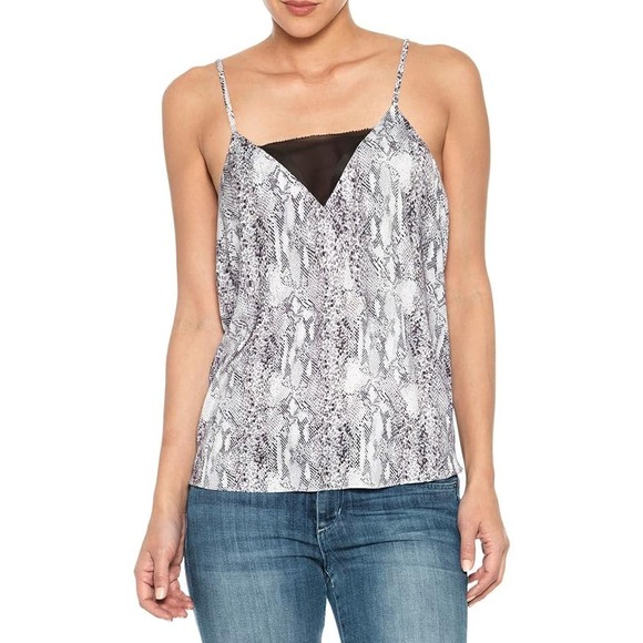 Joe's Jeans | Tops | Joes Jeans Silk Cami Tank Top Bella Hadid Blackpython Sm 28 Nwt | Poshmark